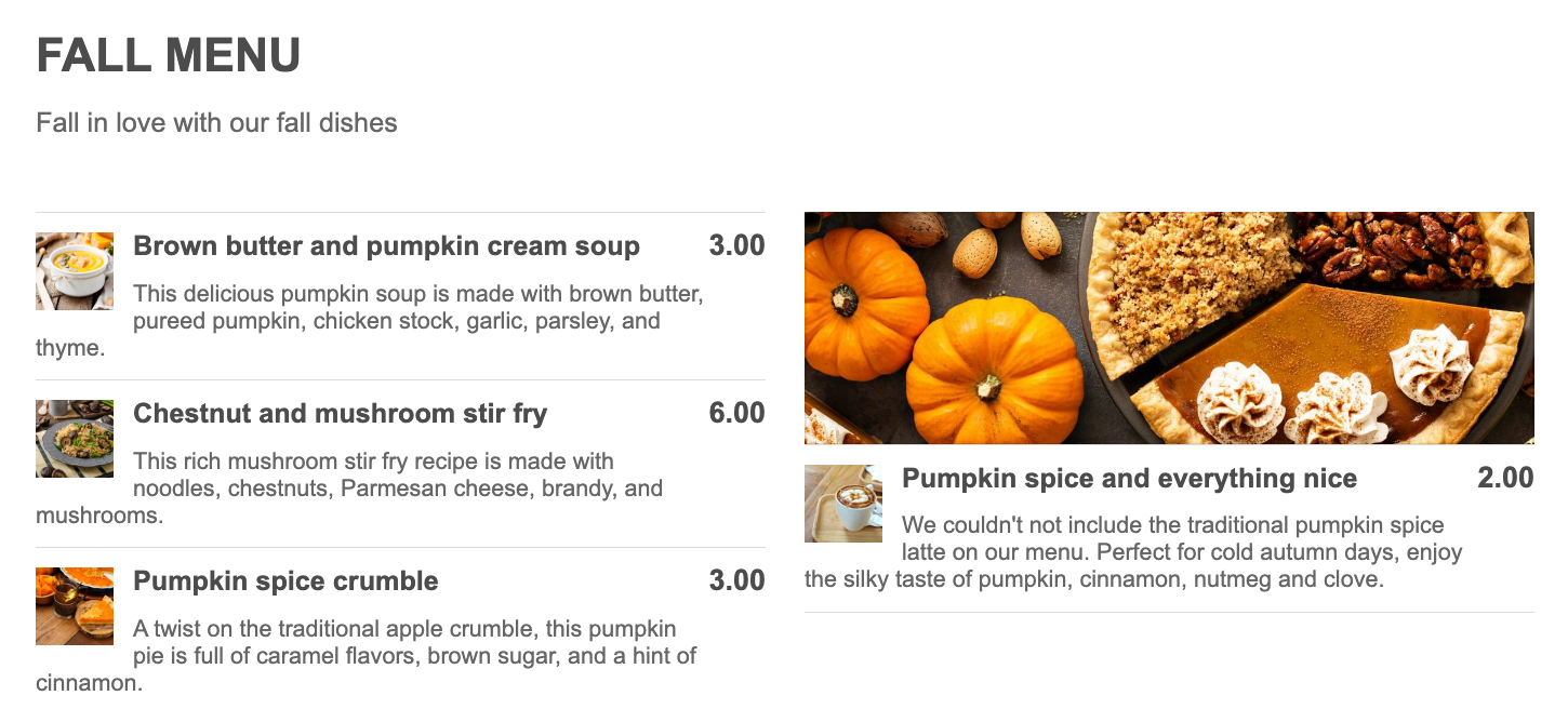 10 Profitable Features of a Good Menu