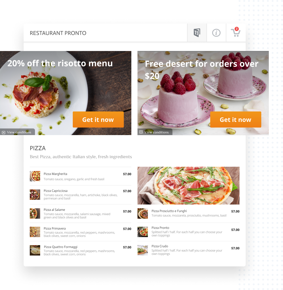 Zelf een gratis online menukaart maken