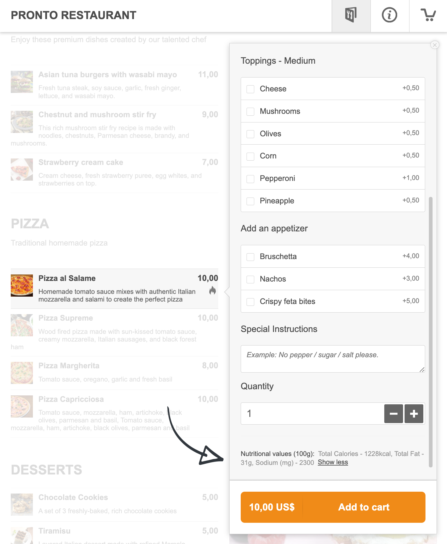 Menu Labeling Guide for Restaurants