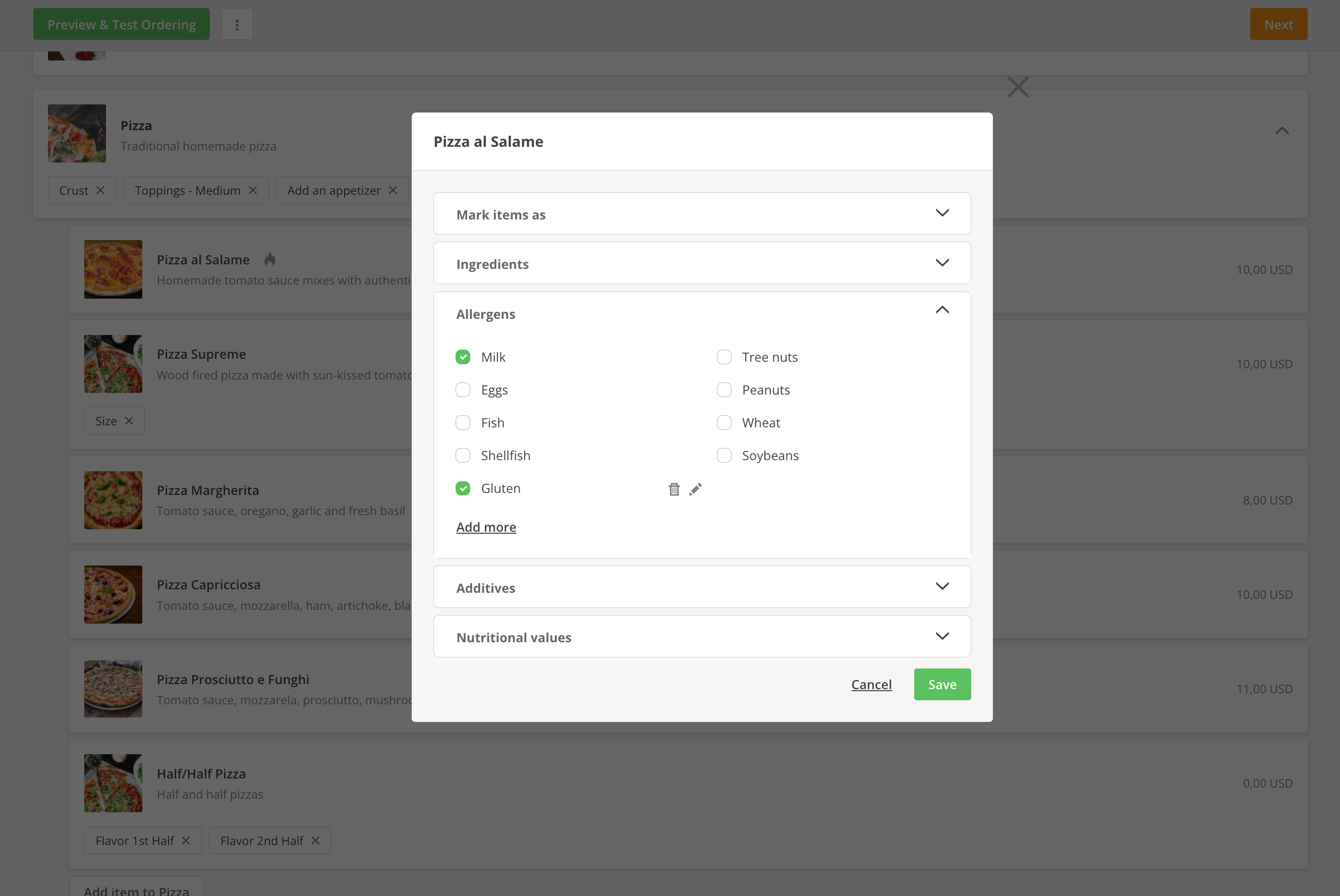 Menu Labeling Guide for Restaurants